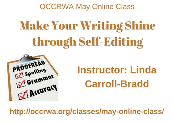 Online Class: Make Your Writing Shine through Self-Editing