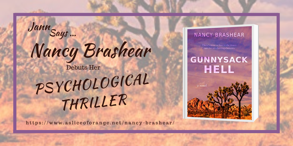 Author Nancy Brashear debuts her Psychological Thriller!!